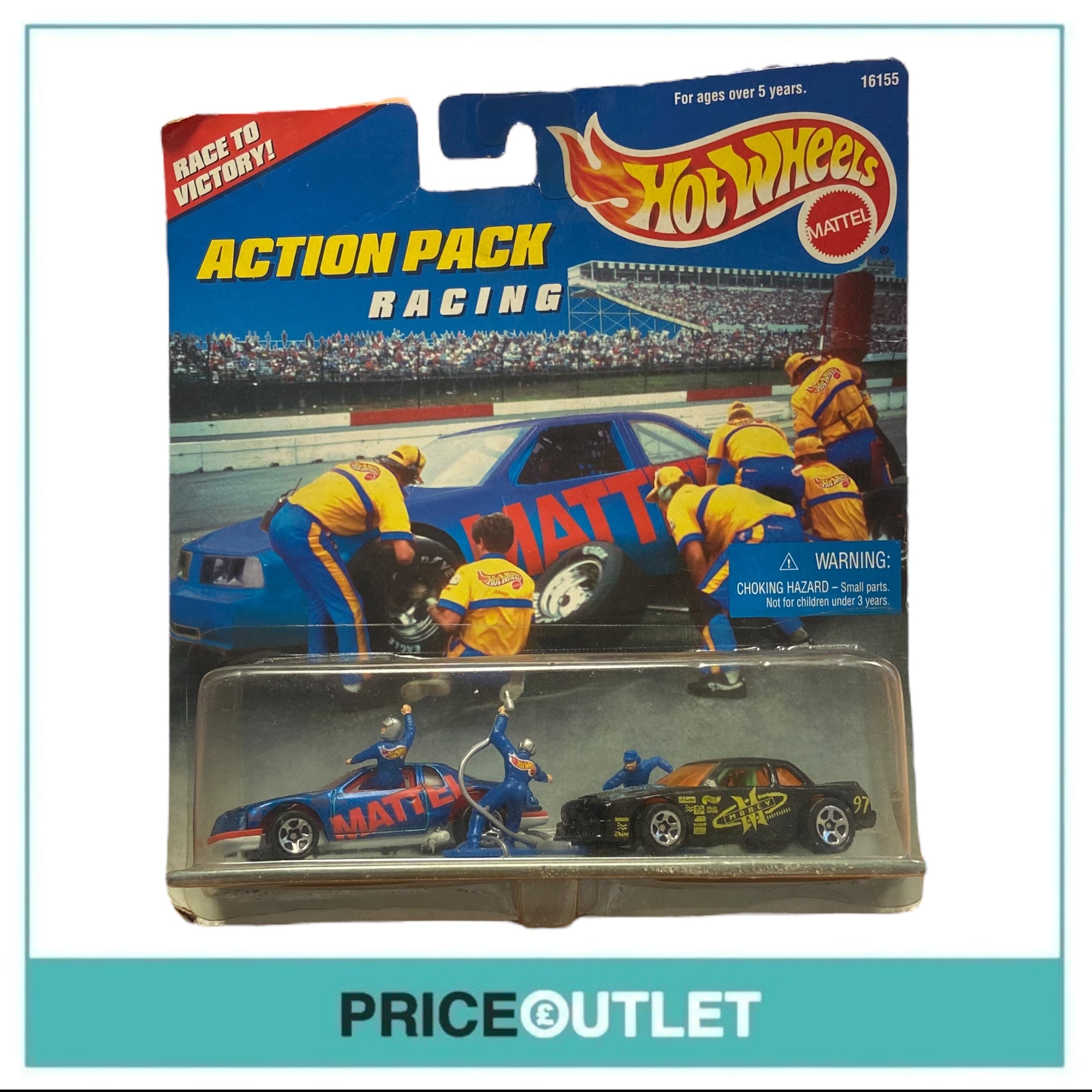 Hot Wheels Action Pack Racing - T-Bird Stocker & Buick Stocker 2 Pack
